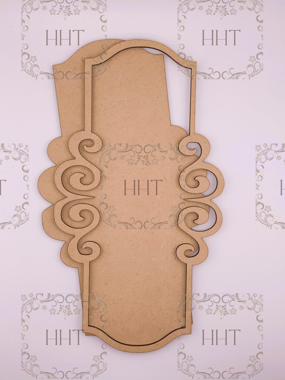Handcrafted Holiday Traditions MDF Plaque with Scrolled Frame Overlay ...