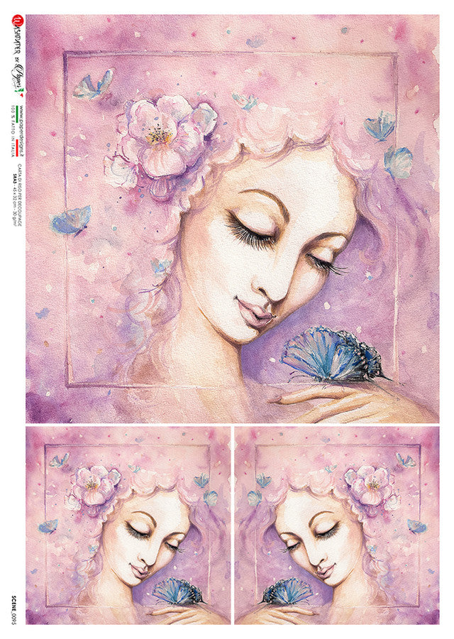 Paper Designs SCENES 0095 RICE PAPER A4 (8.3 X 11.7 INCHES) – Walls and ...